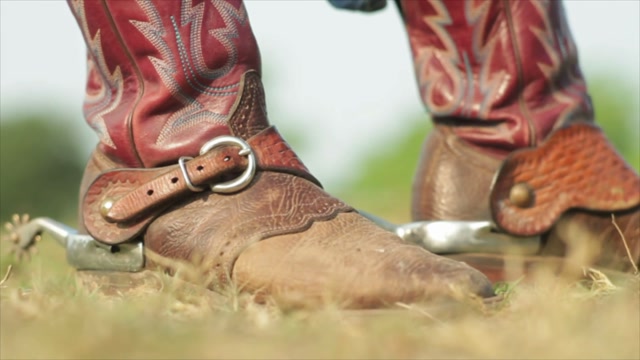 Cowboy Boots Walking Stock Footage: Royalty-Free Video Clips - Storyblocks