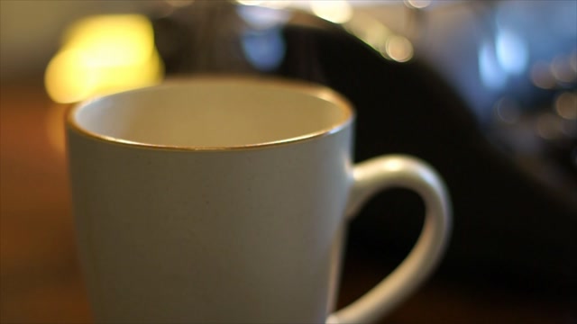 Coffee Cup Moving Camera Stock Footage: Royalty-Free Video Clips ...