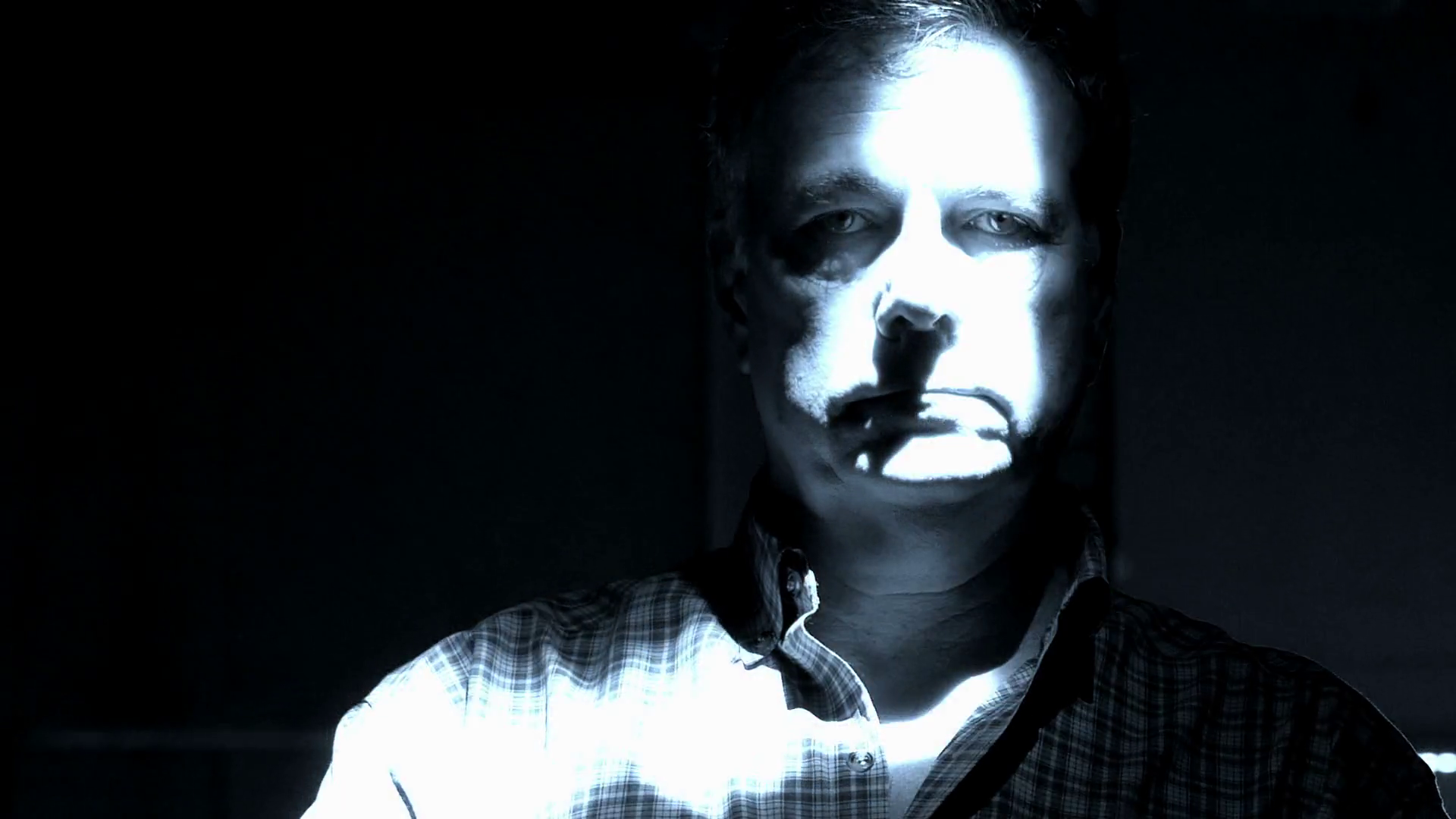 Ghostly Man Looking At Camera Stock Footage SBV-300227990 - Storyblocks