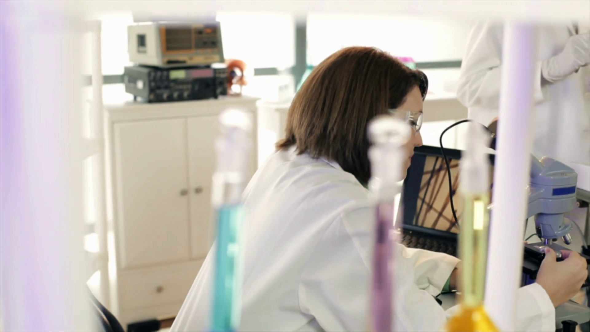 Going Over Evidence In Csi Lab Stock Footage SBV-305555789 - Storyblocks