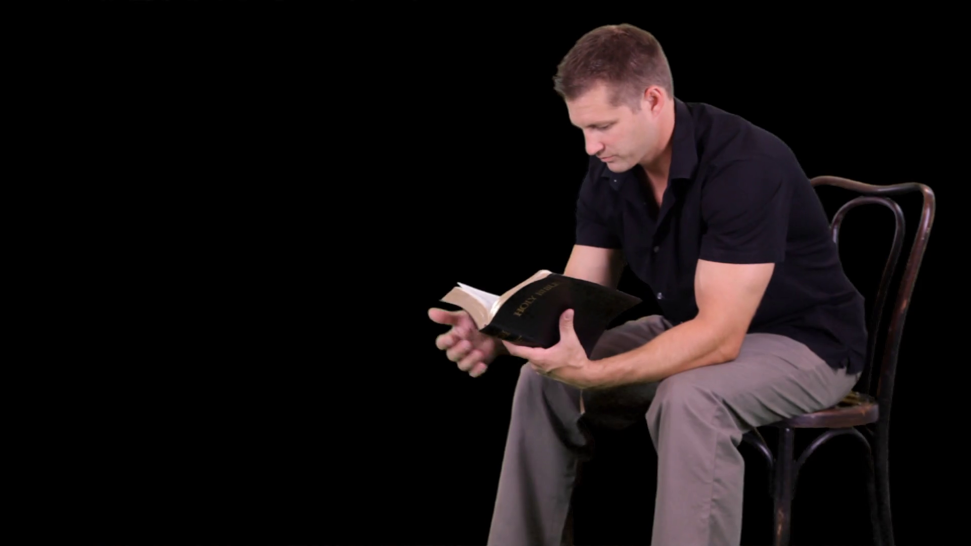 Green Screen Man Reading Bible Stock Footage SBV-300848437 - Storyblocks