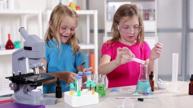Kids Laboratory Stock Footage: Royalty-Free Video Clips - Storyblocks