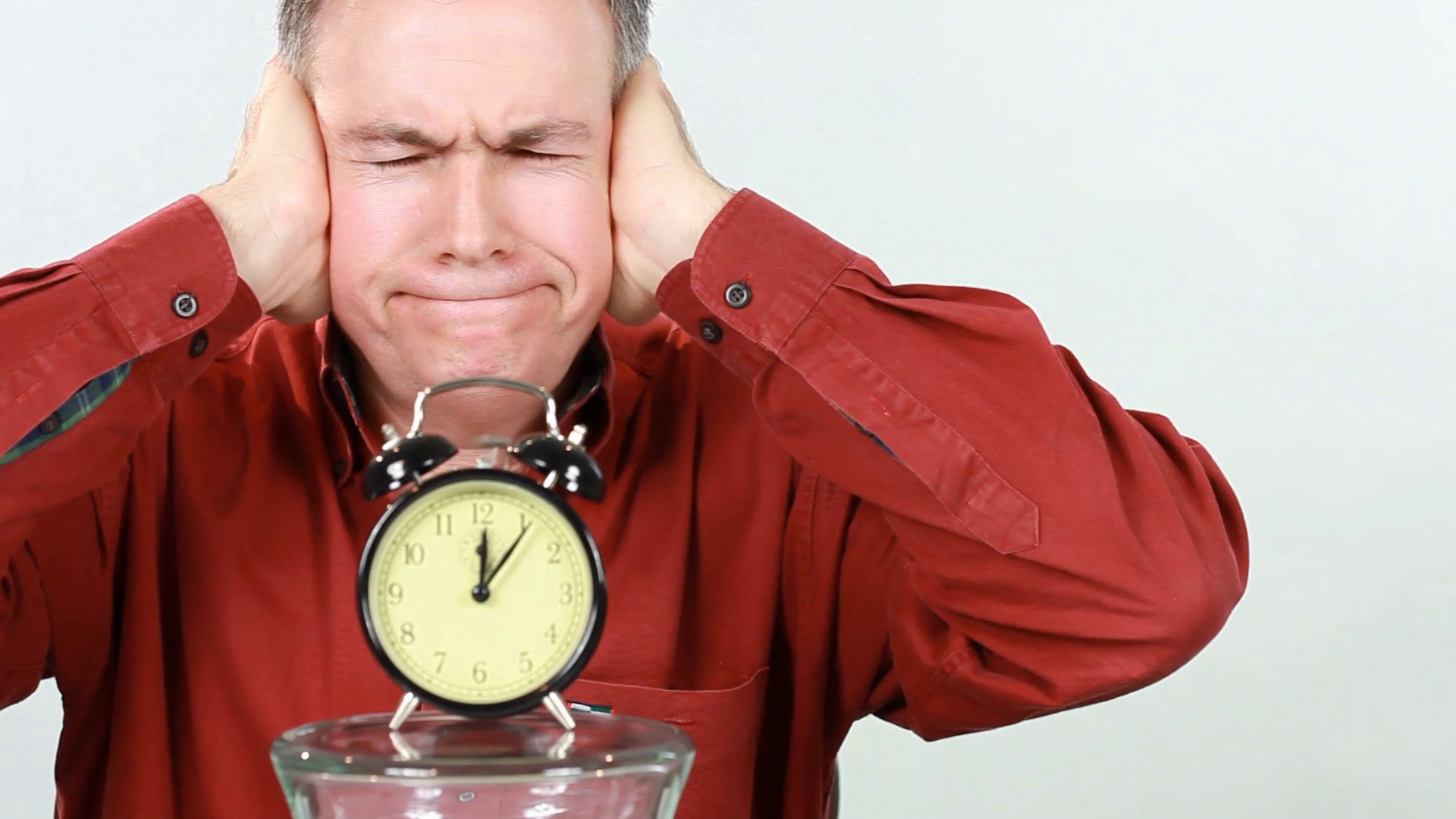 Man Annoyed Alarm Clock Stock Footage SBV-301088062 - Storyblocks