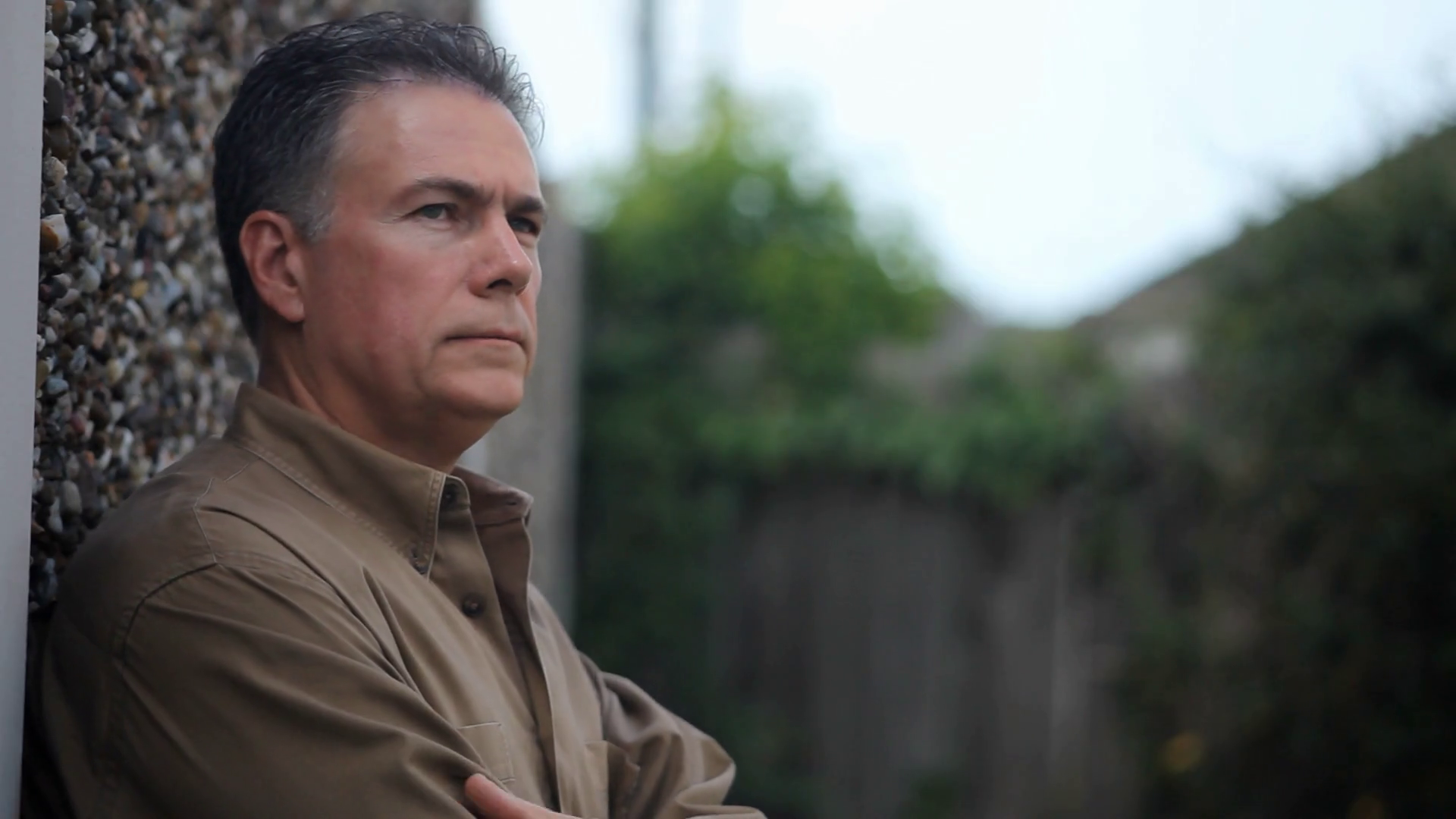 Man Outside Bad News Stock Footage SBV-301092259 - Storyblocks