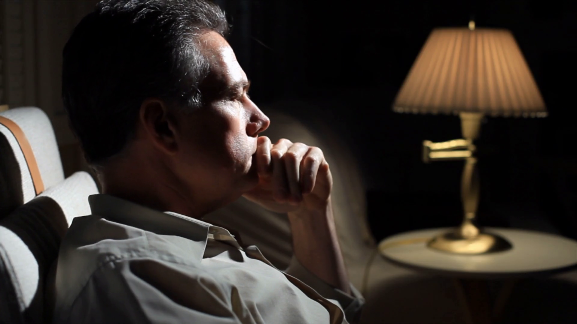 Man Sitting In Chair Thinking Stock Footage SBV-300970169 - Storyblocks