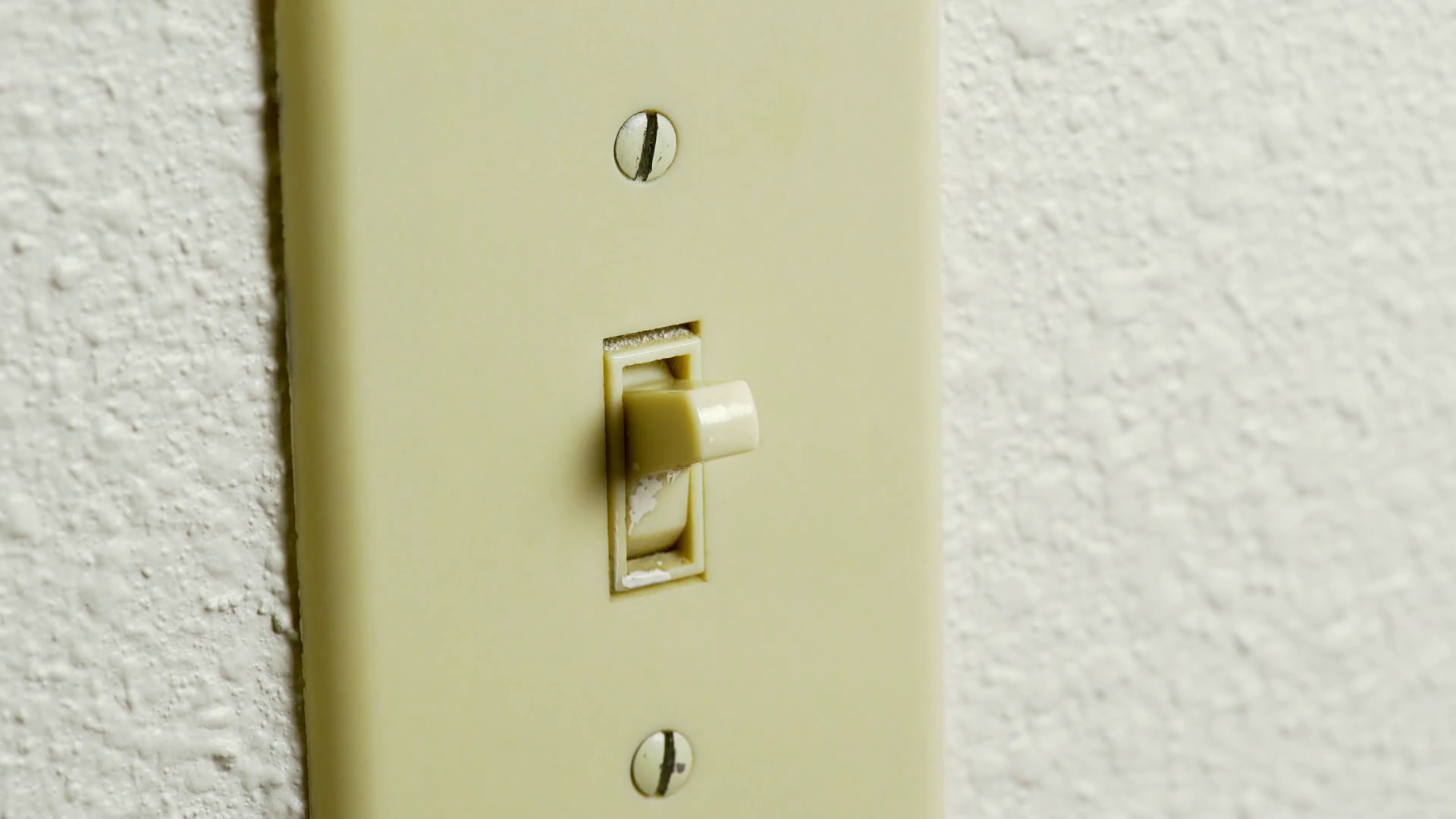Mans Hand Reaching Light Switch Turning Off Stock Footage SBV-306395333 ...