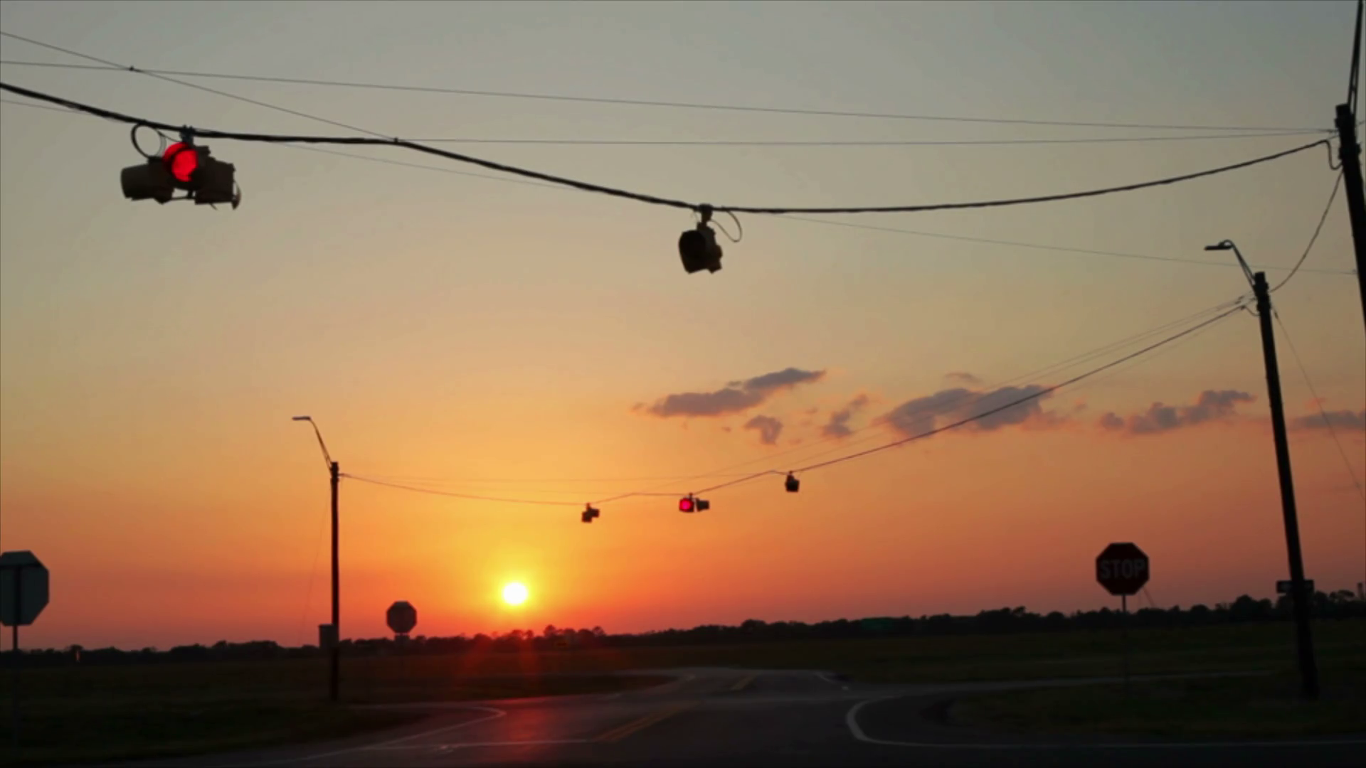 Sunset Traffic Signal Stock Footage SBV-300338790 - Storyblocks