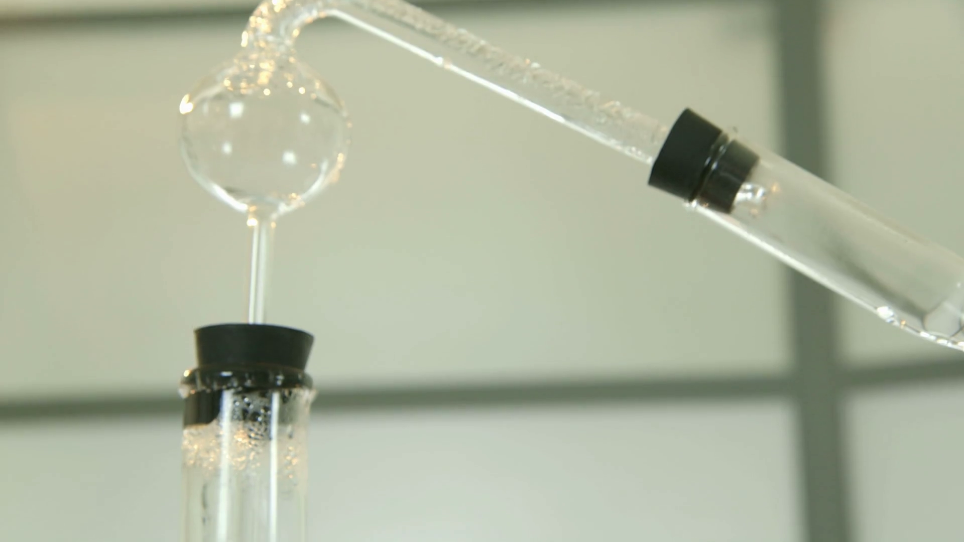 Tilt To Boiling Liquid In Laboratory Flask Stock Footage SBV-300248672 ...