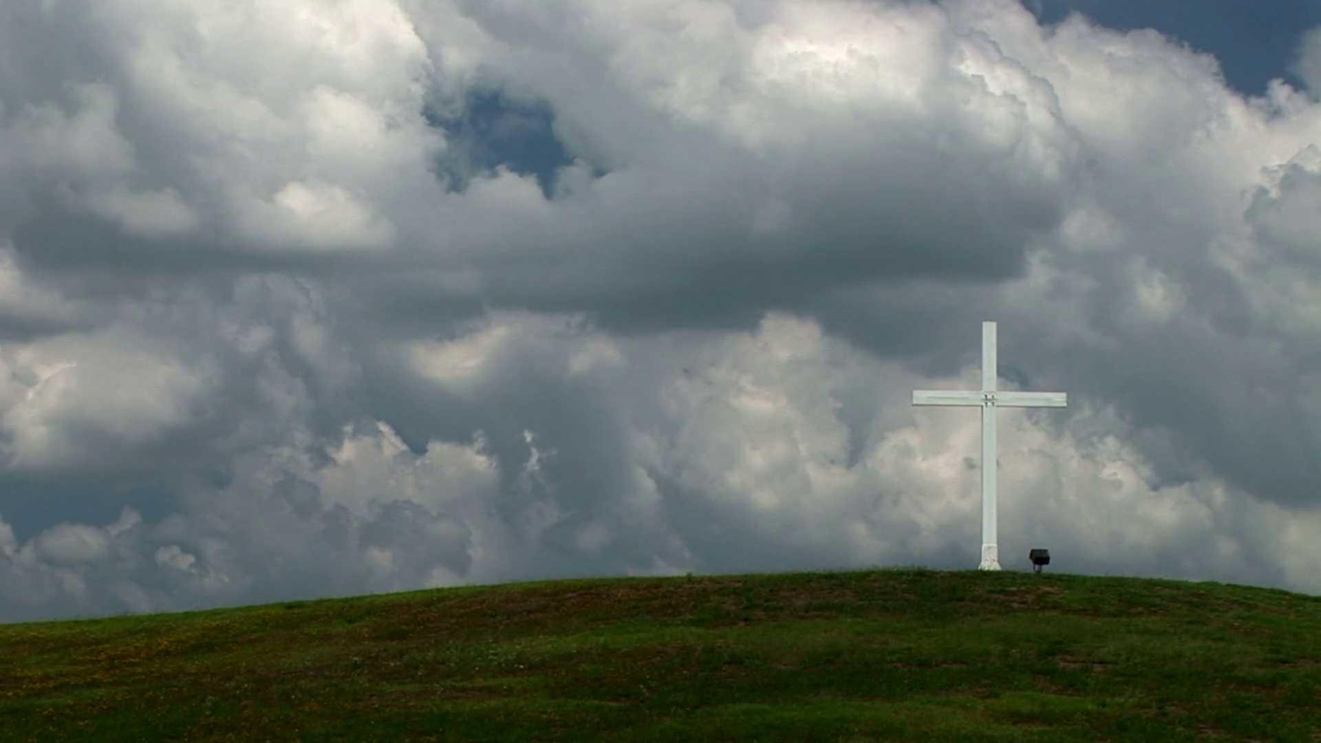 Timelapse Christian Cross On Hill Stock Footage SBV-301269691 - Storyblocks