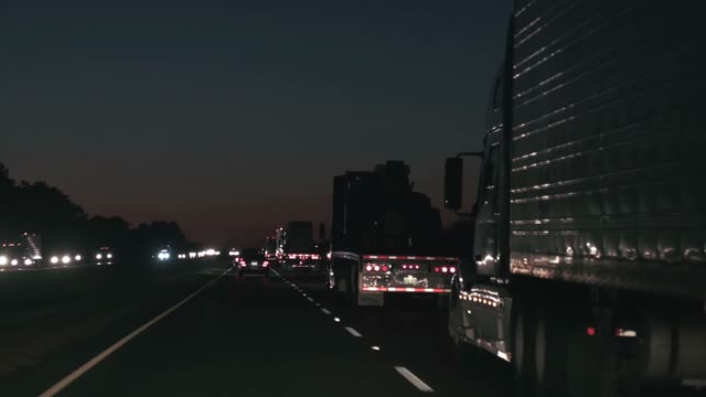 Highway Driving Night Stock Footage: Royalty-Free Video Clips - Storyblocks