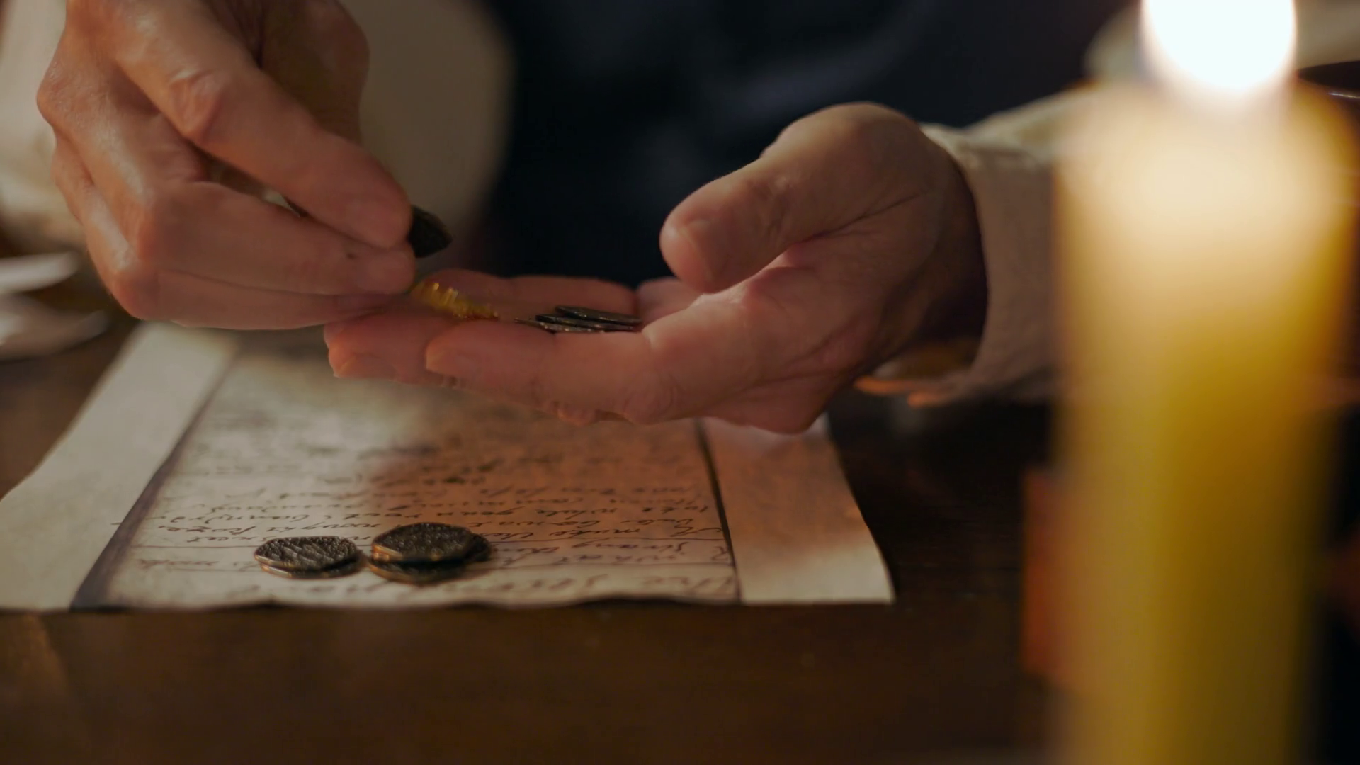 18th Century Businessman Counting Sorting Stock Footage SBV-346558672 ...