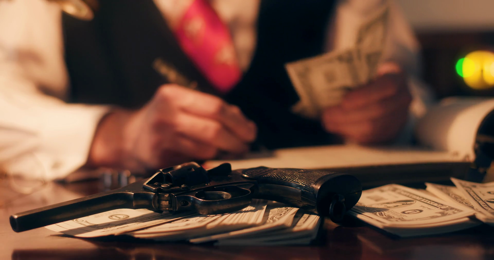 40s Gangster Writing In Ledger Focus On Stock Footage SBV-321142500 ...