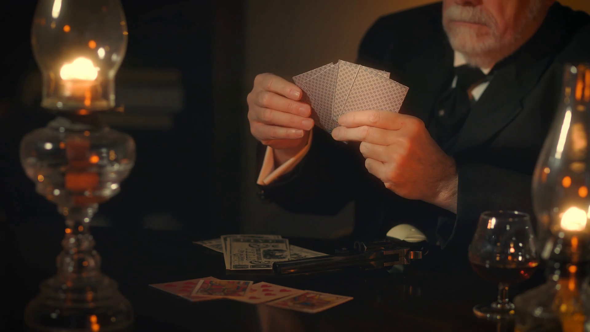Closeup Victorian Era Gambler Playing Faro Stock Footage SBV-338979778 ...