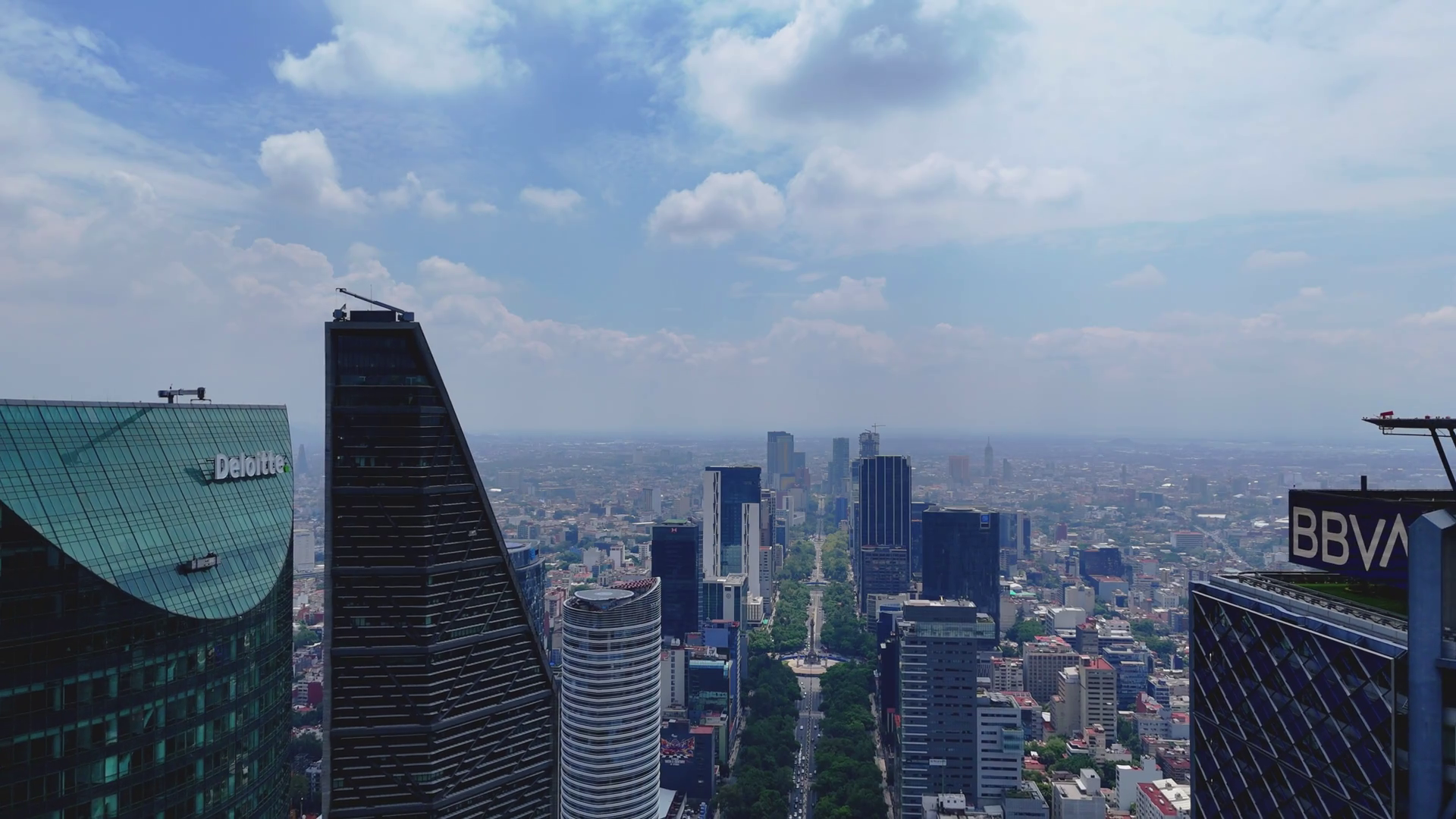 Aerial View Of Reforma Avenue With Stock Footage SBV-352806215 ...