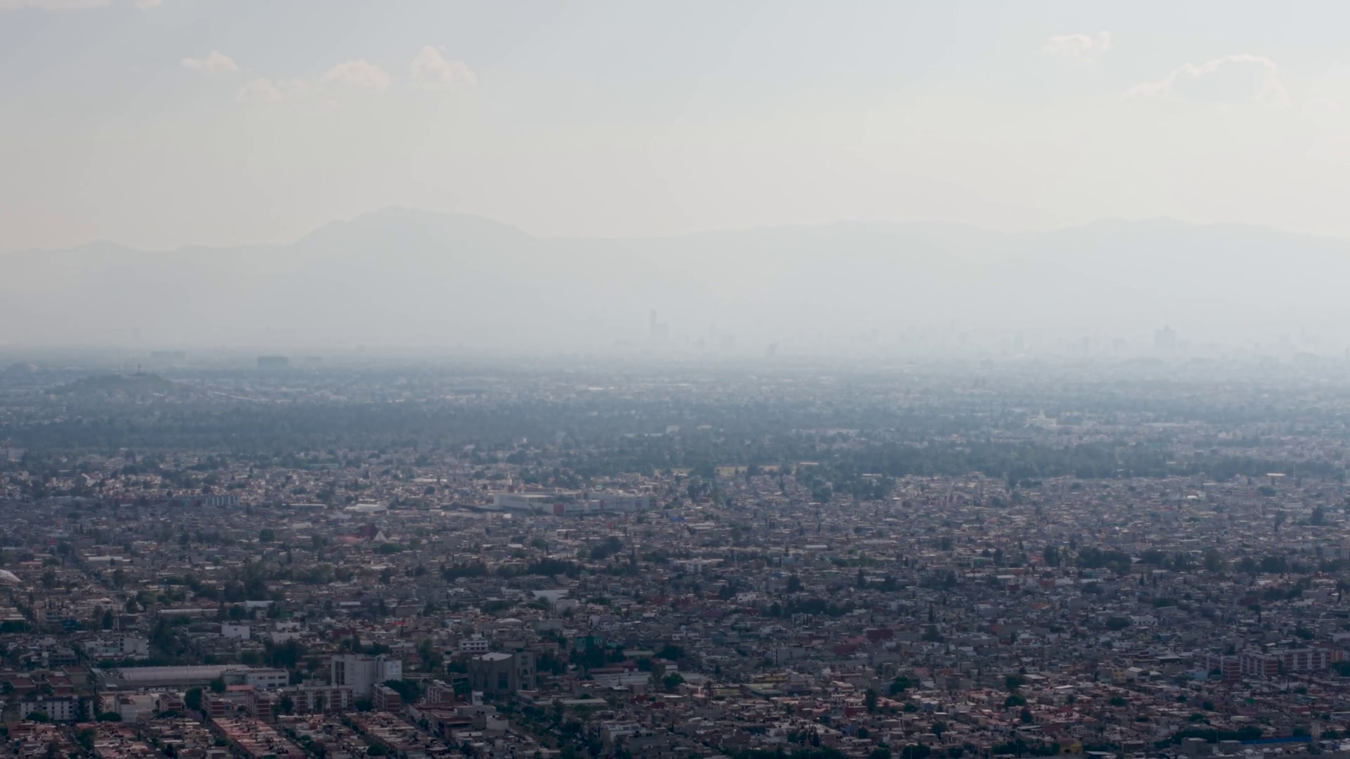 Drone's-eye View Of Smog Pollution Stock Footage SBV-352357319 ...