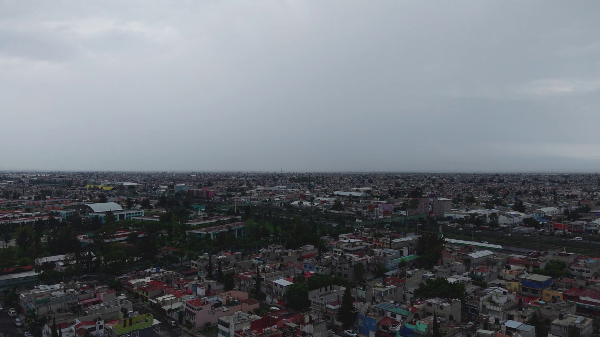 Drone Footage Of Drone Ascending Over Stock Footage SBV-352644743 ...