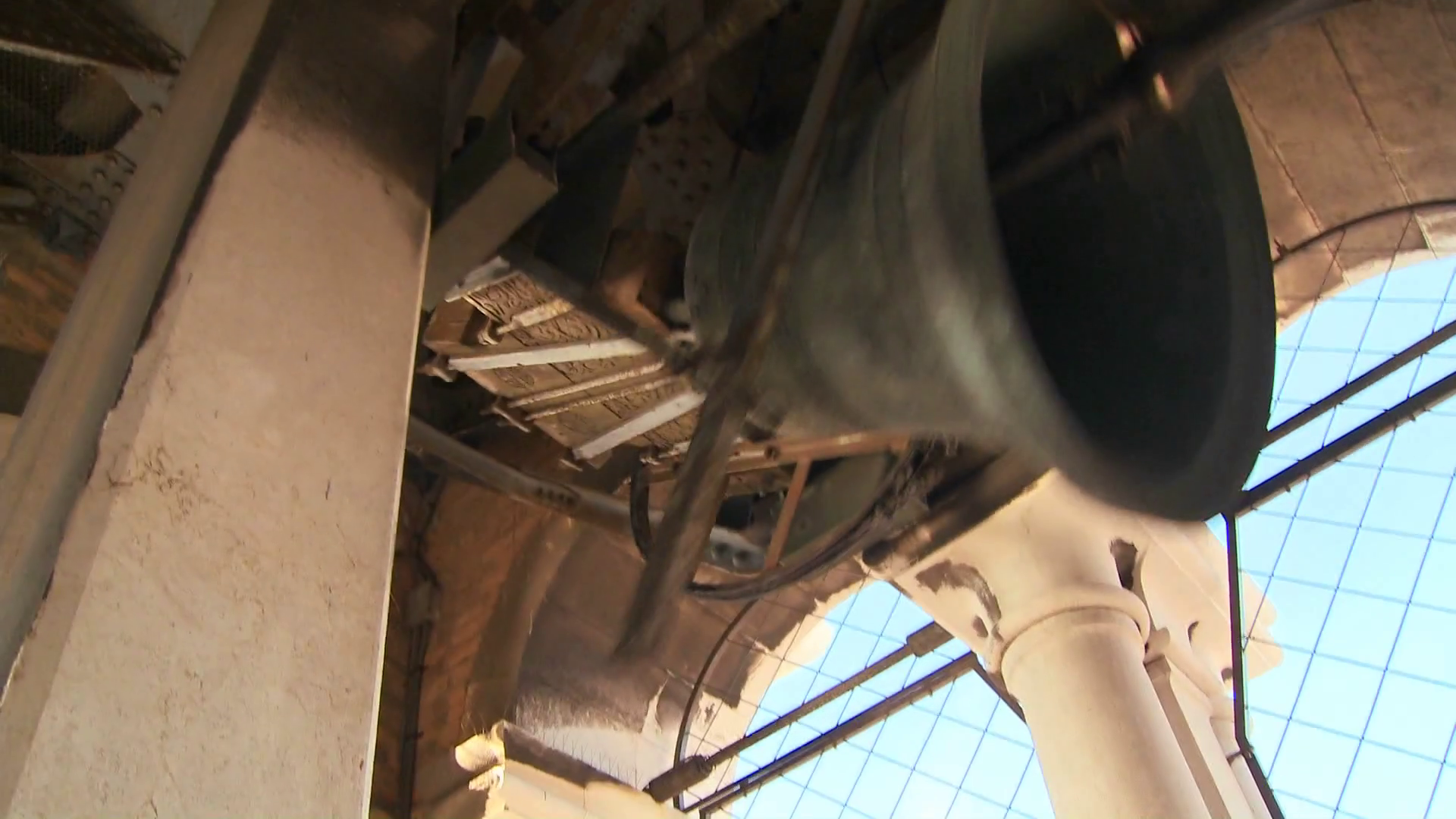 Church Bells Ring Out Over Land Stock Footage SBV-307926310 - Storyblocks