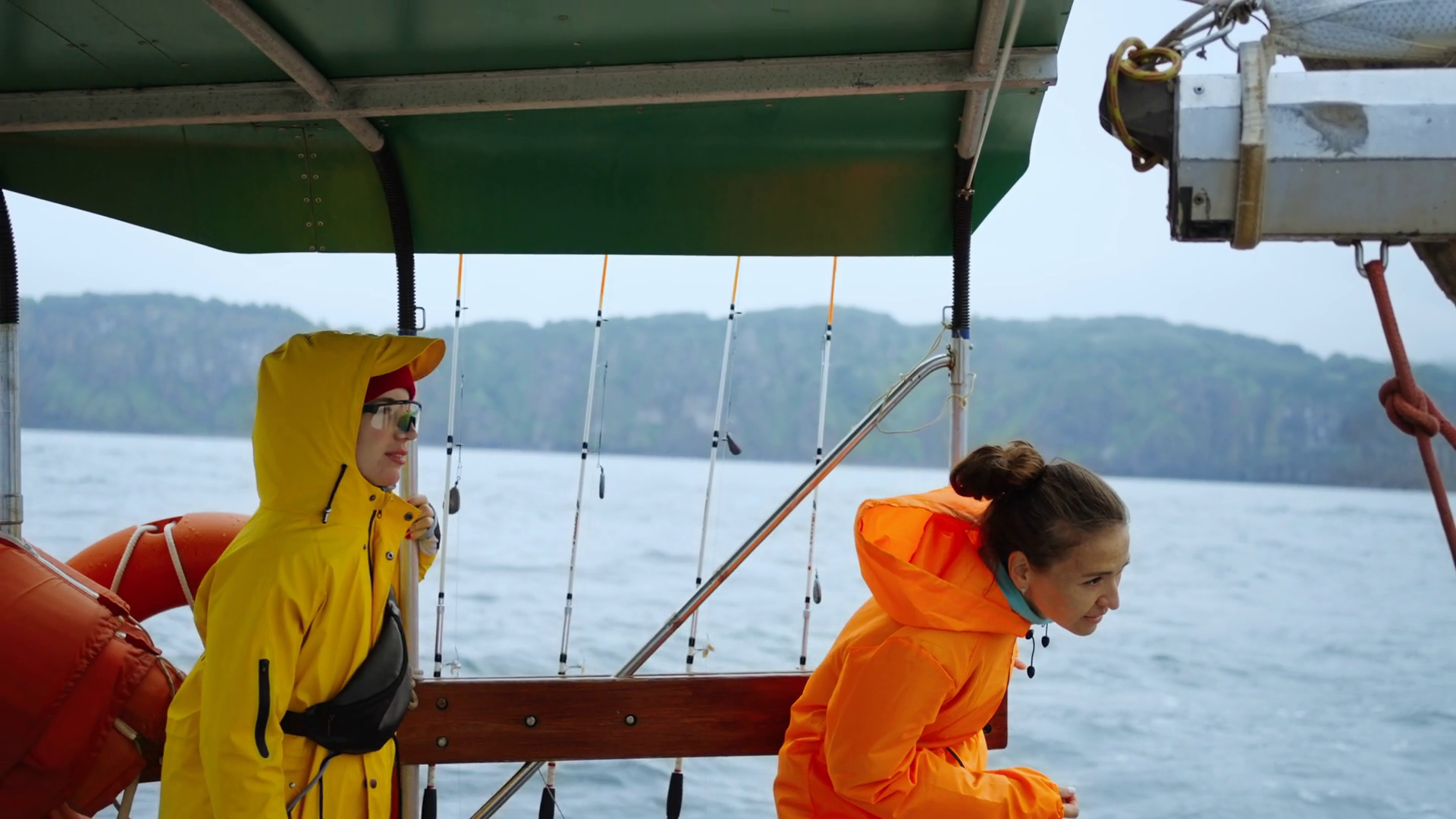 Group Of Tourists On Boat In Ocean Northern Stock Footage SBV-351713657 ...