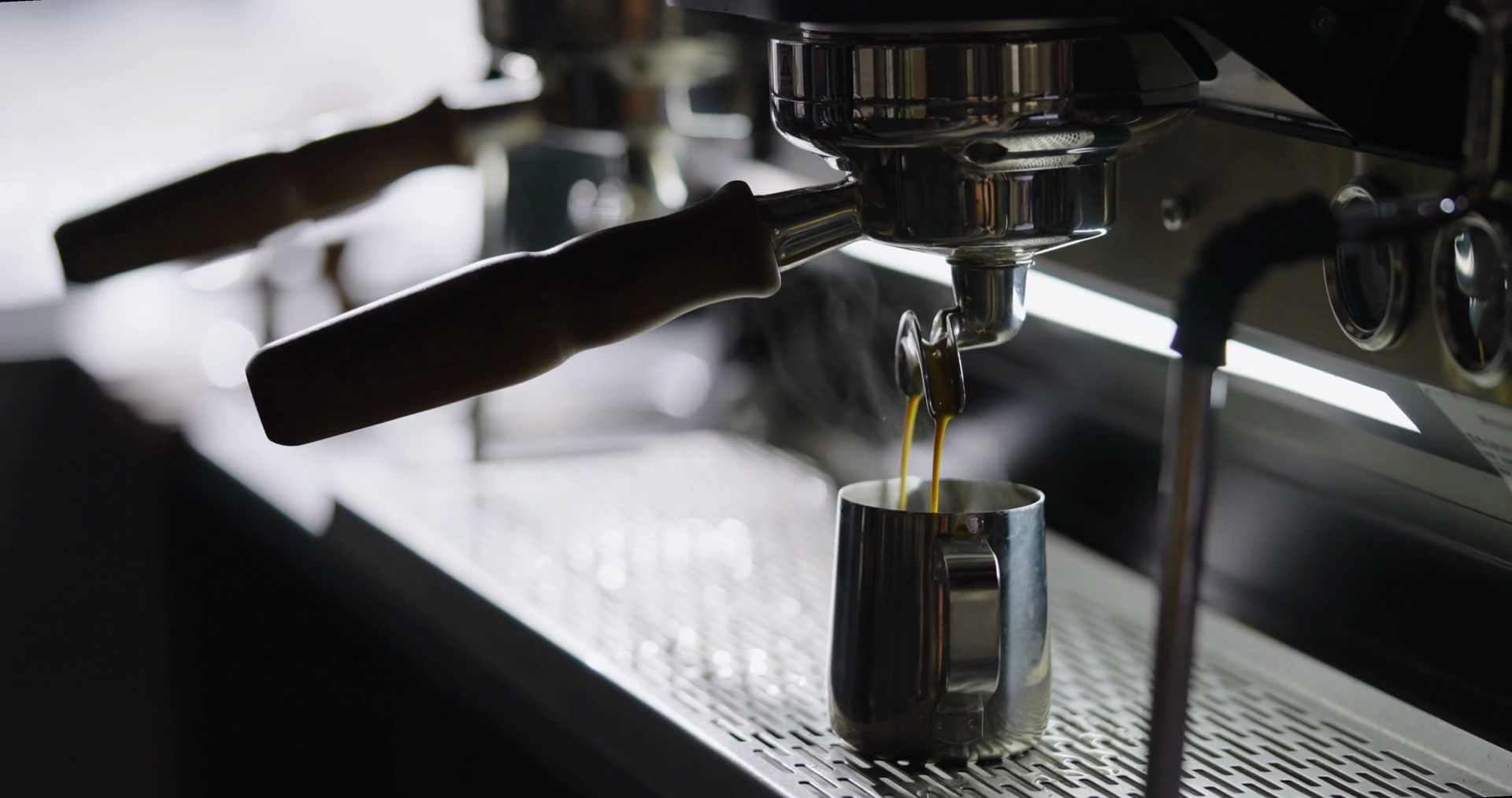 Automatic Coffee Maker Pouring Freshly Stock Footage SBV-351762523 ...