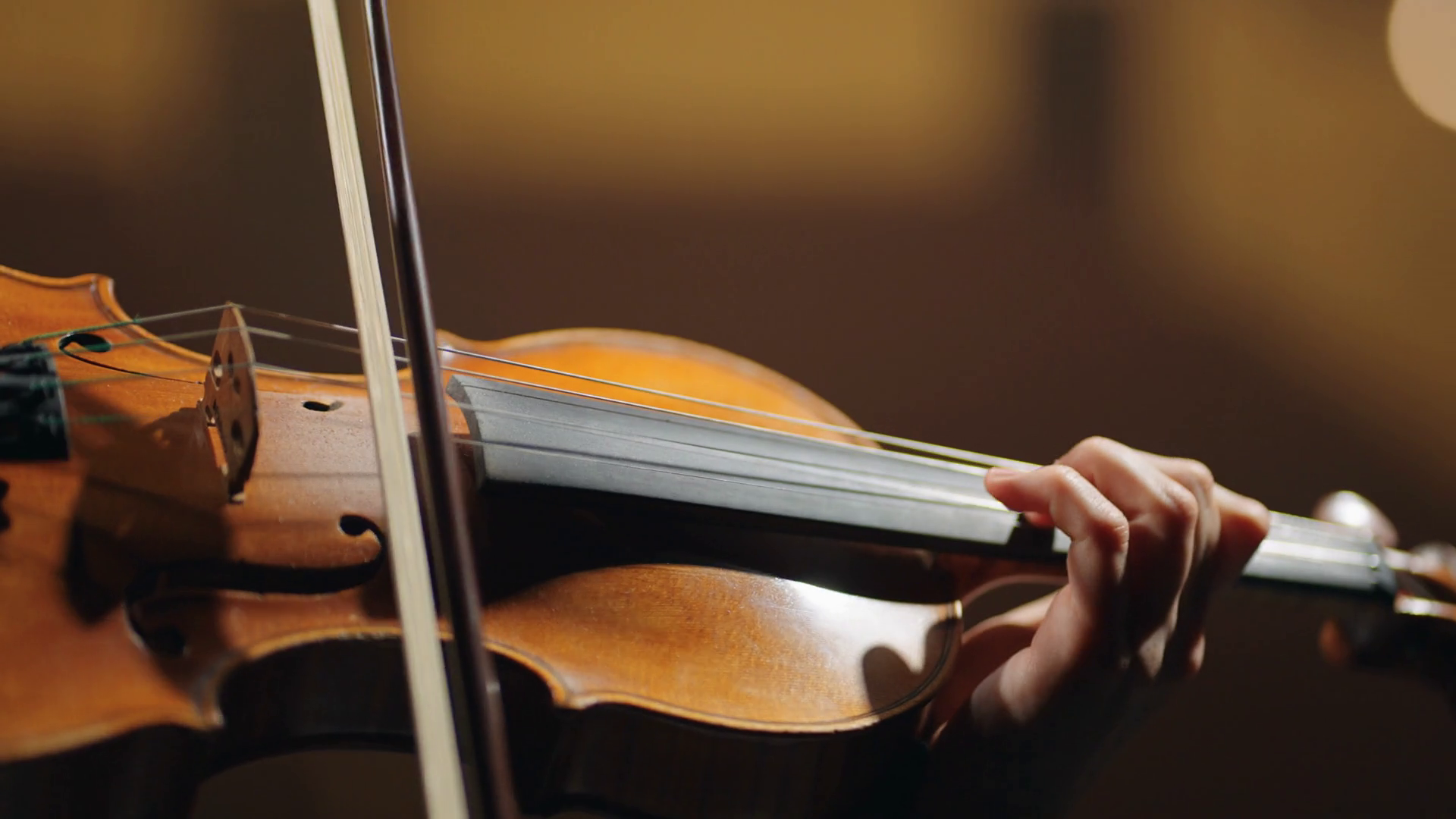 Closeup View Of Violin In Hands Of Female Stock Footage SBV-347058709 ...