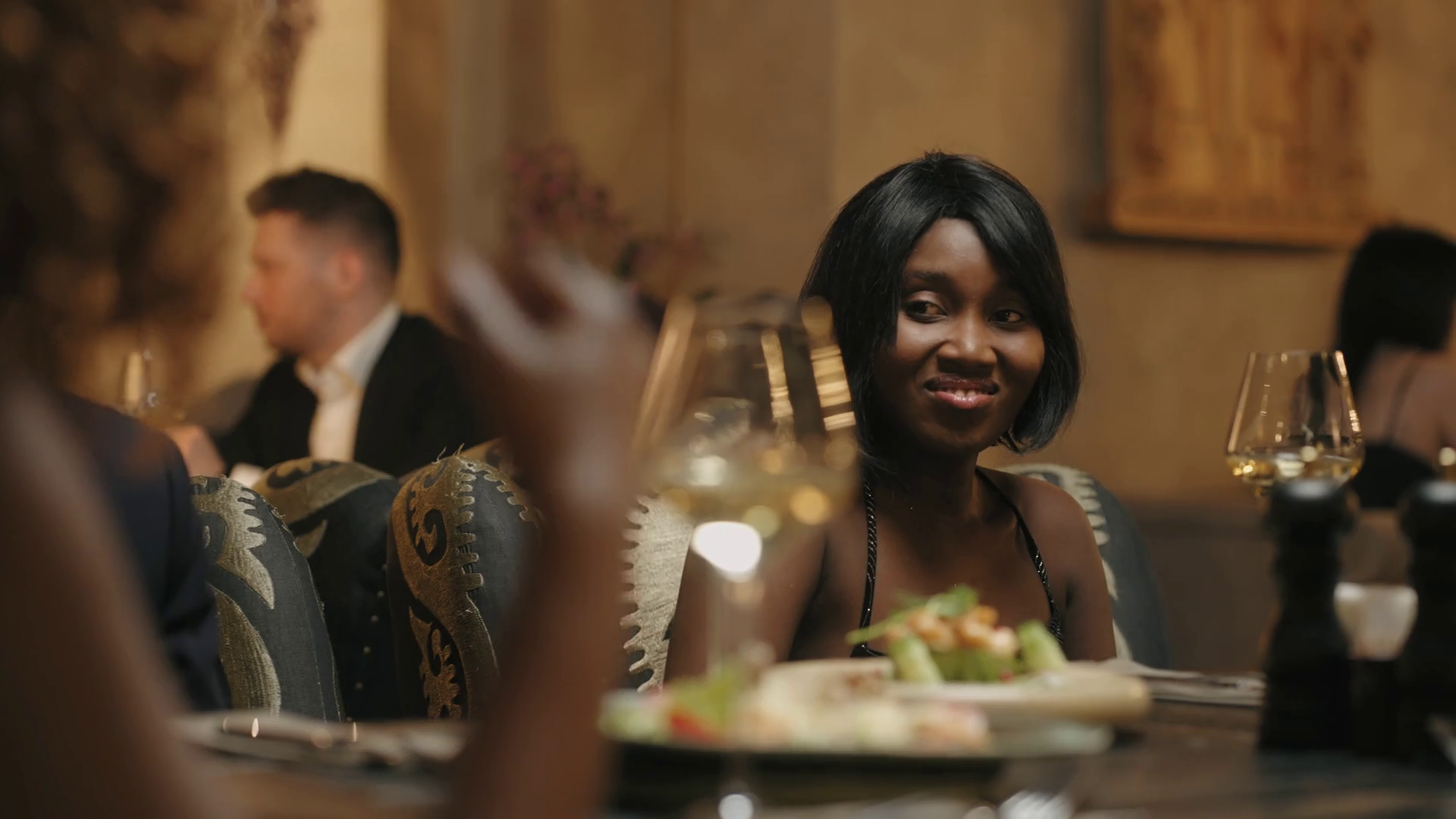 People In Restaurant Portrait Of Pretty Stock Footage SBV-347349855 ...