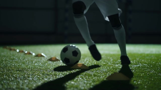 Football Rolling On A Floor Stock Footage: Royalty-Free Video Clips ...