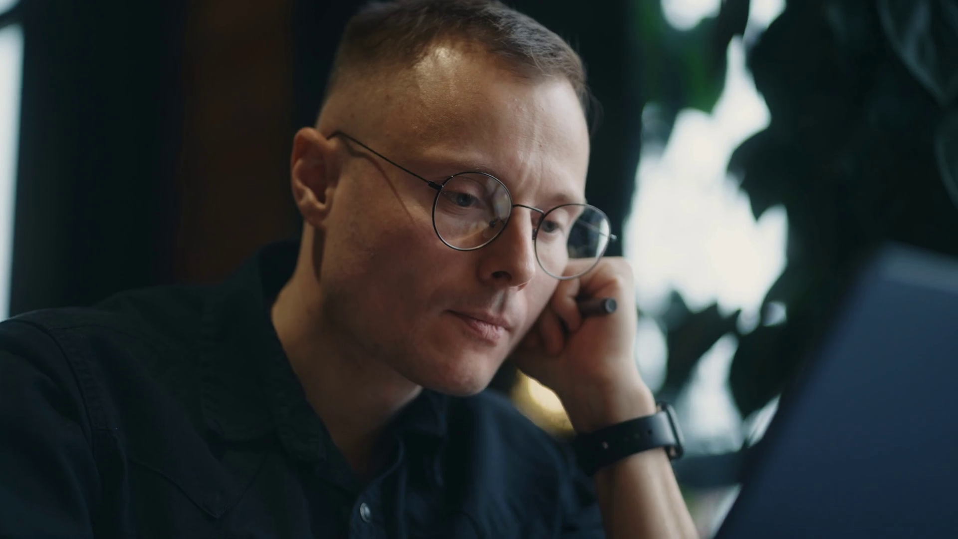 It Professional Working Remotely With Laptop Stock Footage SBV ...