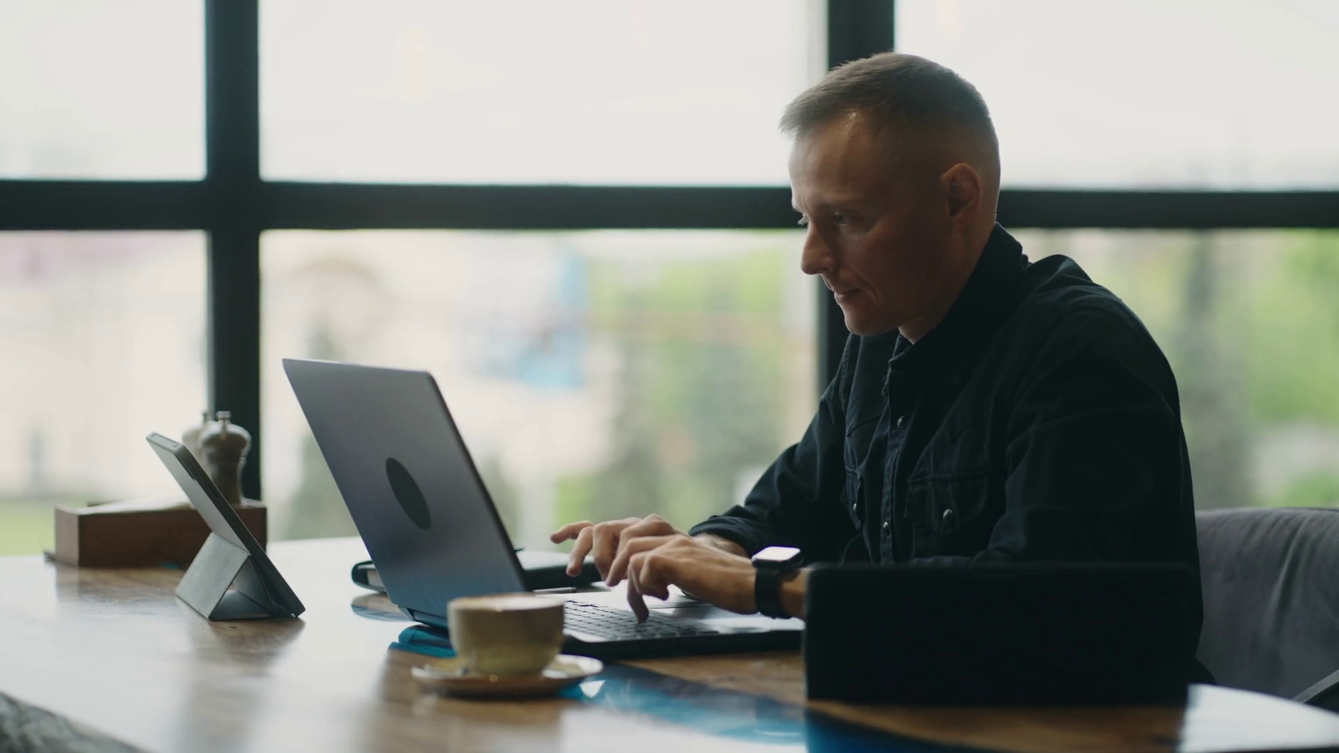 Successful Businessman Working Remotely In Stock Footage SBV-347715133 ...