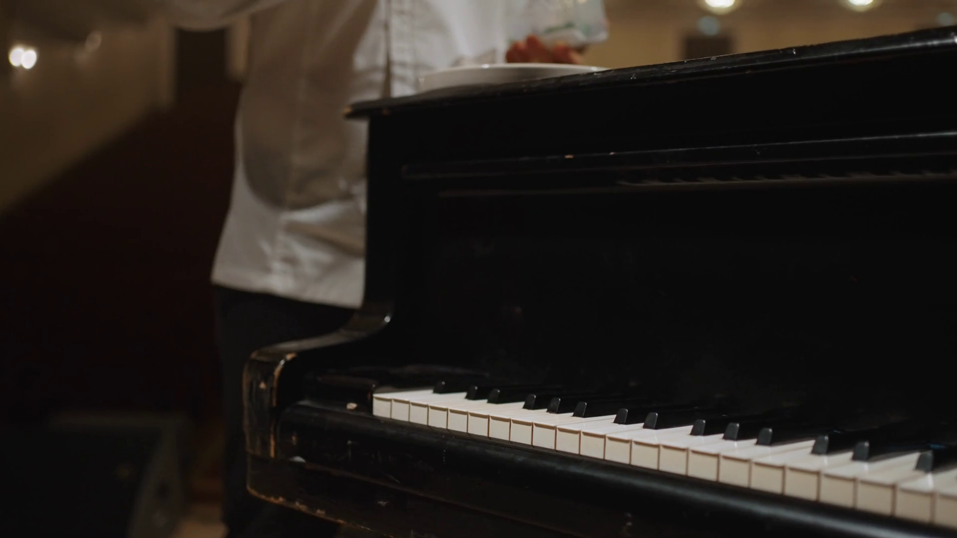 Chef Cooking On Stage Of Classic Music Hall Stock Footage SBV-347772150 ...