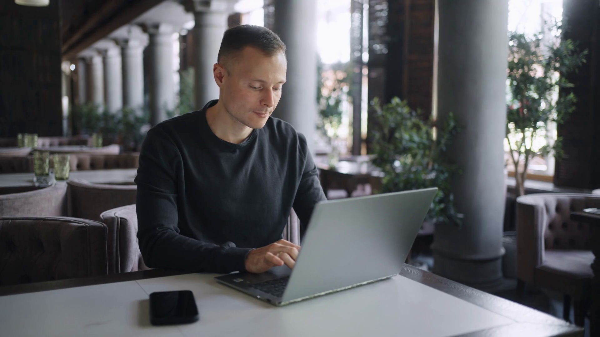 It Professional Freelancer Man Working Stock Footage SBV-348383265 ...