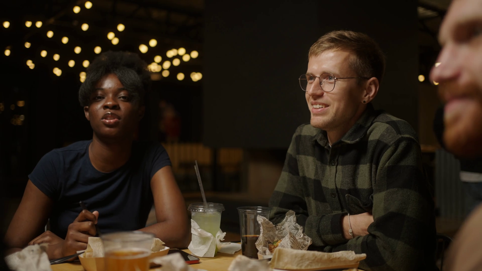 Classmates Meeting In Restaurant Joyful Stock Footage SBV-348476372 ...