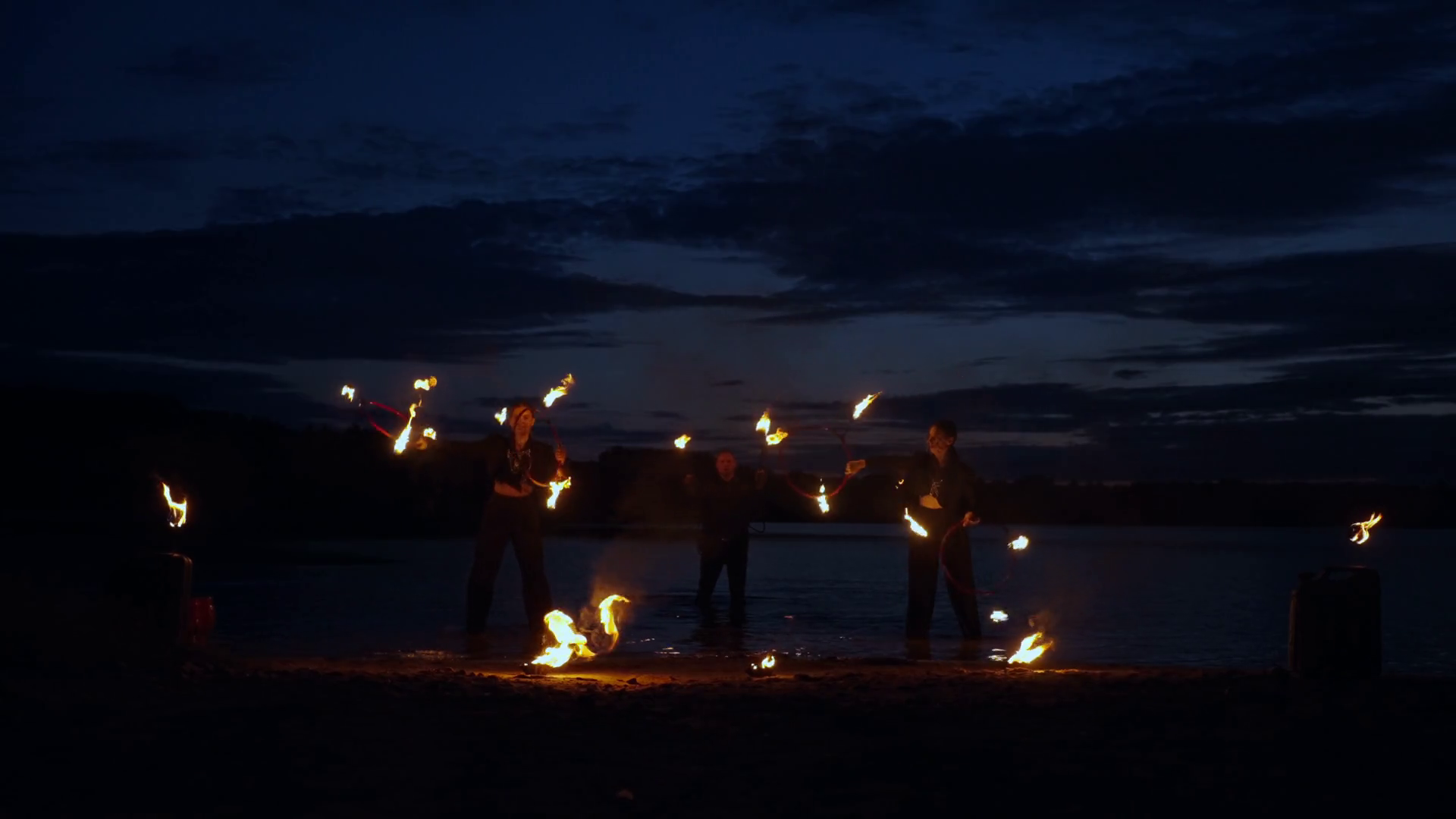 Group Of Professional Stunt Persons Stock Footage SBV-348519258 ...