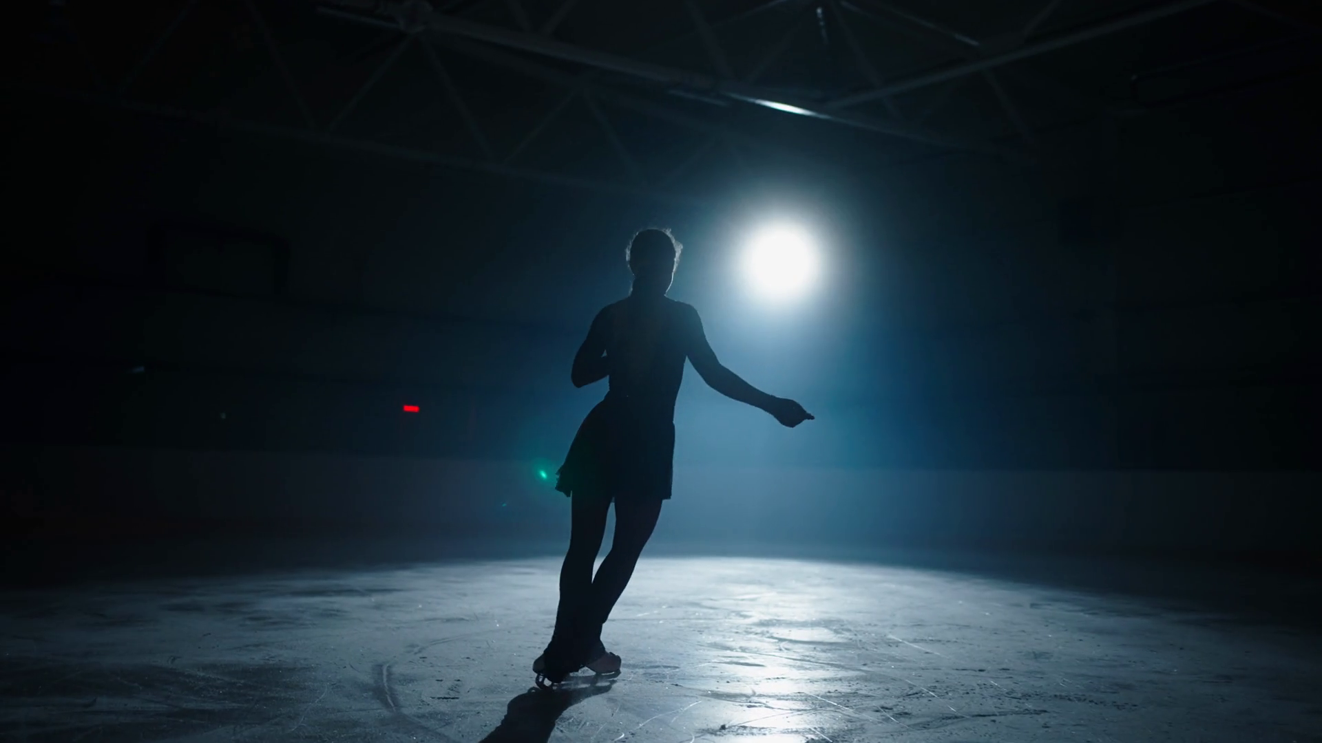 Cinematic Shot On Ice Rink With Professional Stock Footage SBV ...
