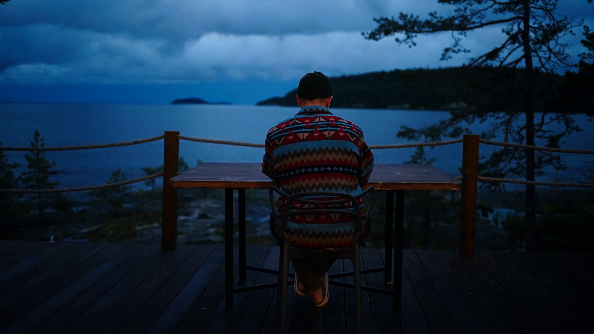 Tired Man Working Remotely At Night Stock Footage SBV-348706182 ...