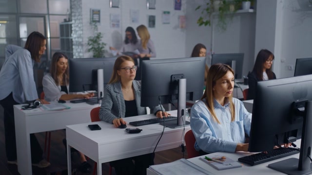 Employees Working Stock Footage: Royalty-Free Video Clips - Storyblocks