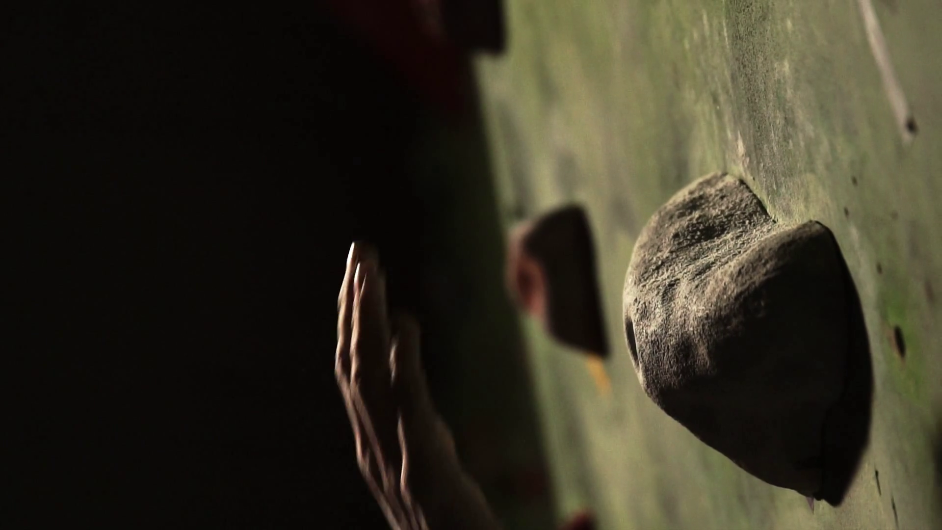 Close-up Of Climbing Wall Hand Grasping Stock Footage SBV-320859238 ...