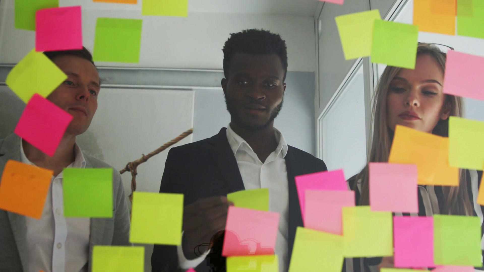 Multi Ethnic Creative Team Conducts Stock Footage SBV-322693761 - Storyblocks