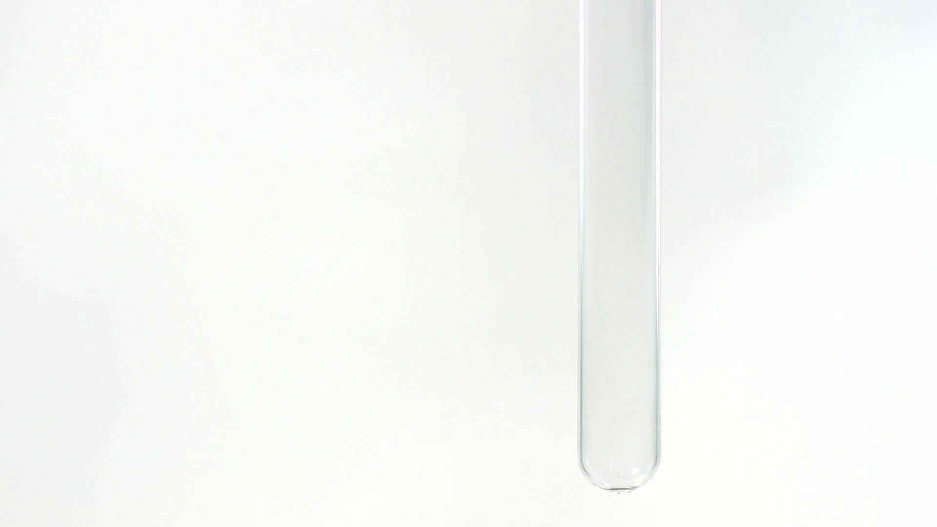 The Test Tube Is Filled With Water On White Stock Footage SBV-315393721 ...