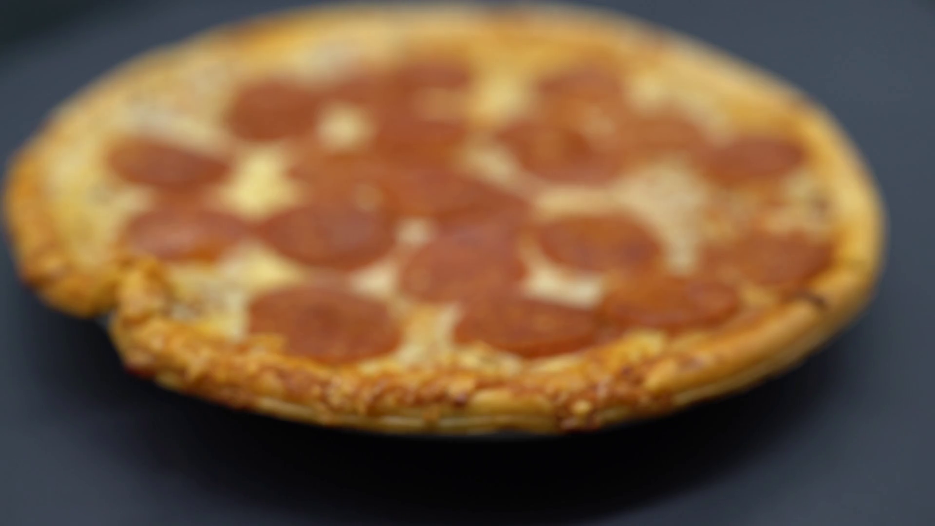 Pizza Close Up Shot Delicious Pepperoni Stock Footage SBV-348446089 ...