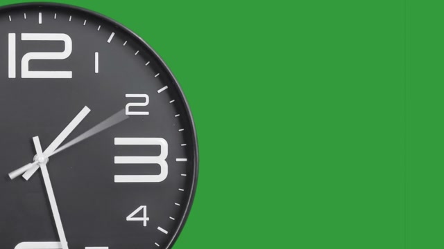 Clock Green Screen Stock Footage: Royalty-Free Video Clips - Storyblocks