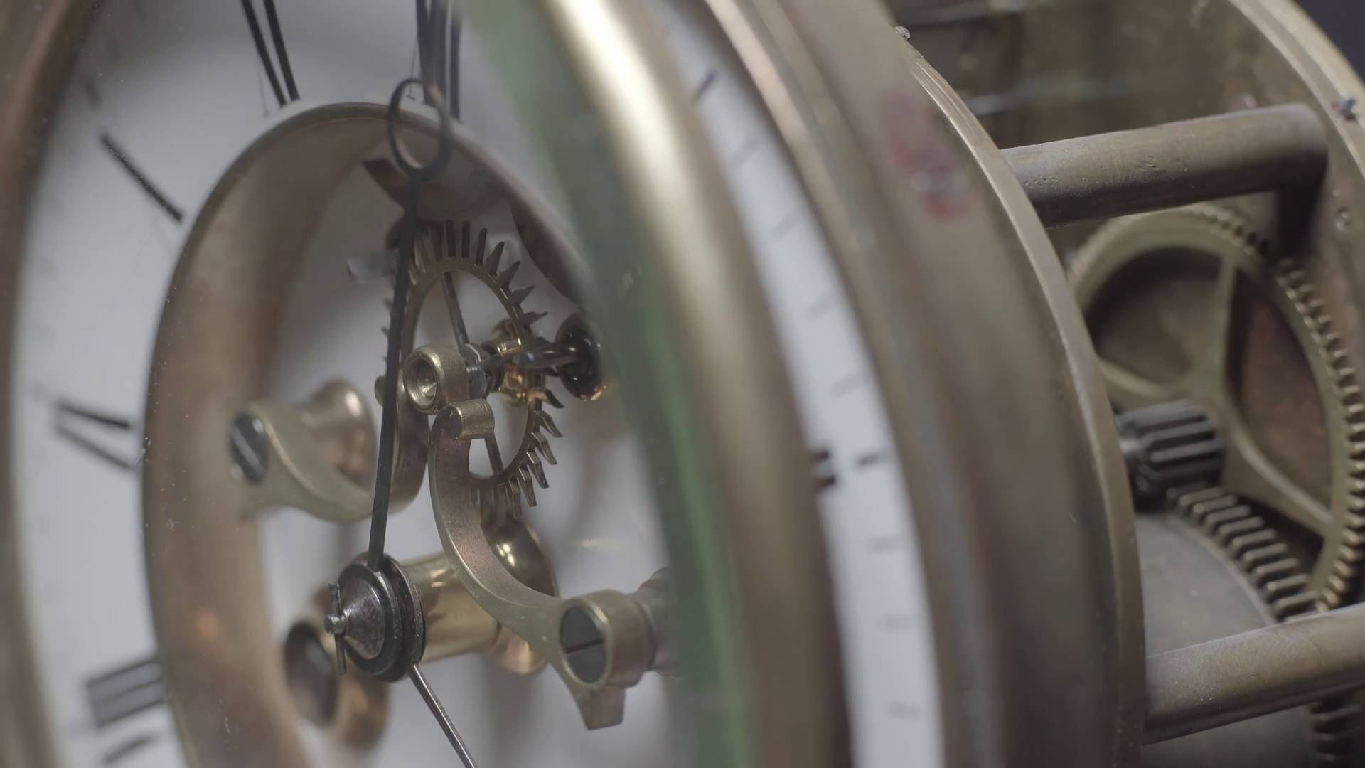 Old Ticking Clockwork with Clock Hands Stock Video Footage 00:12 SBV ...