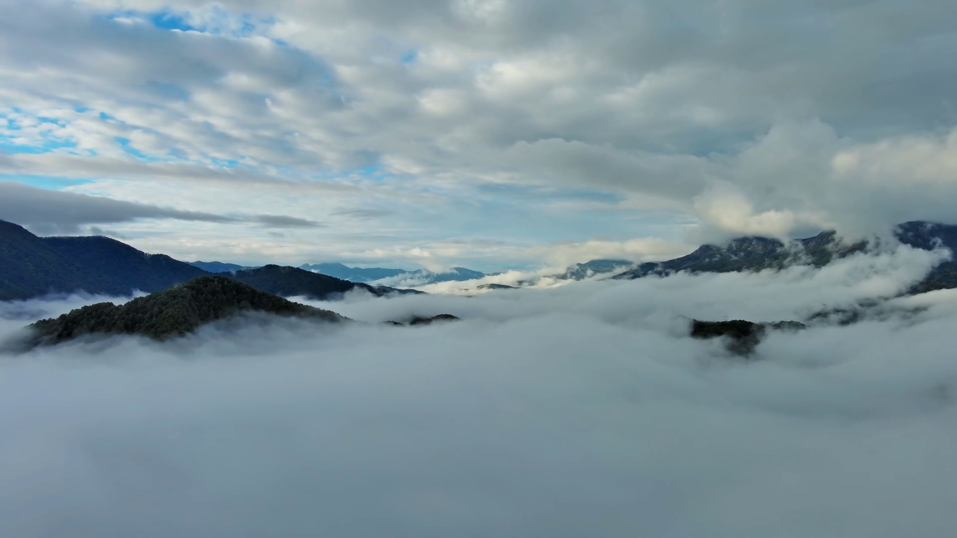 Flying Between Clouds Aerial View Of Clouds Stock Footage SBV-351775160 - Storyblocks