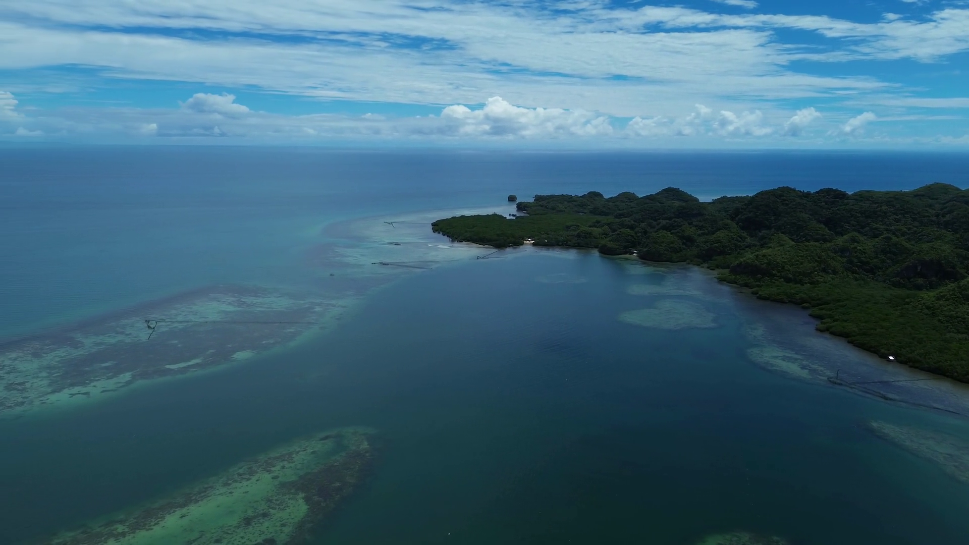 Aerial View Of Bohol Island With Mountains Stock Footage SBV-352067304 ...