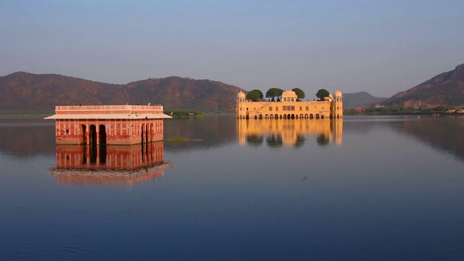 Jal Mahal - Palace On Lake In Jaipur India Stock Footage SBV-347430272 ...