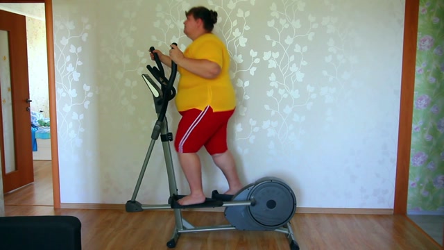 Fat Man Exercise Stock Footage: Royalty-Free Video Clips - Storyblocks