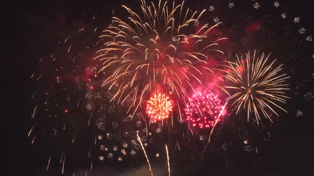 Fireworks Explosion Background Stock Footage: Royalty-Free Video Clips ...