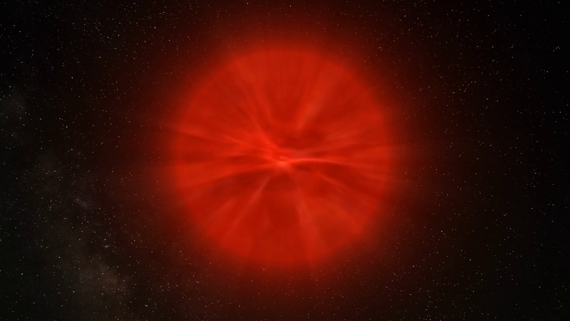 Abstract Red Fire Glow Sphere Science Stock Footage SBV-347569889 ...