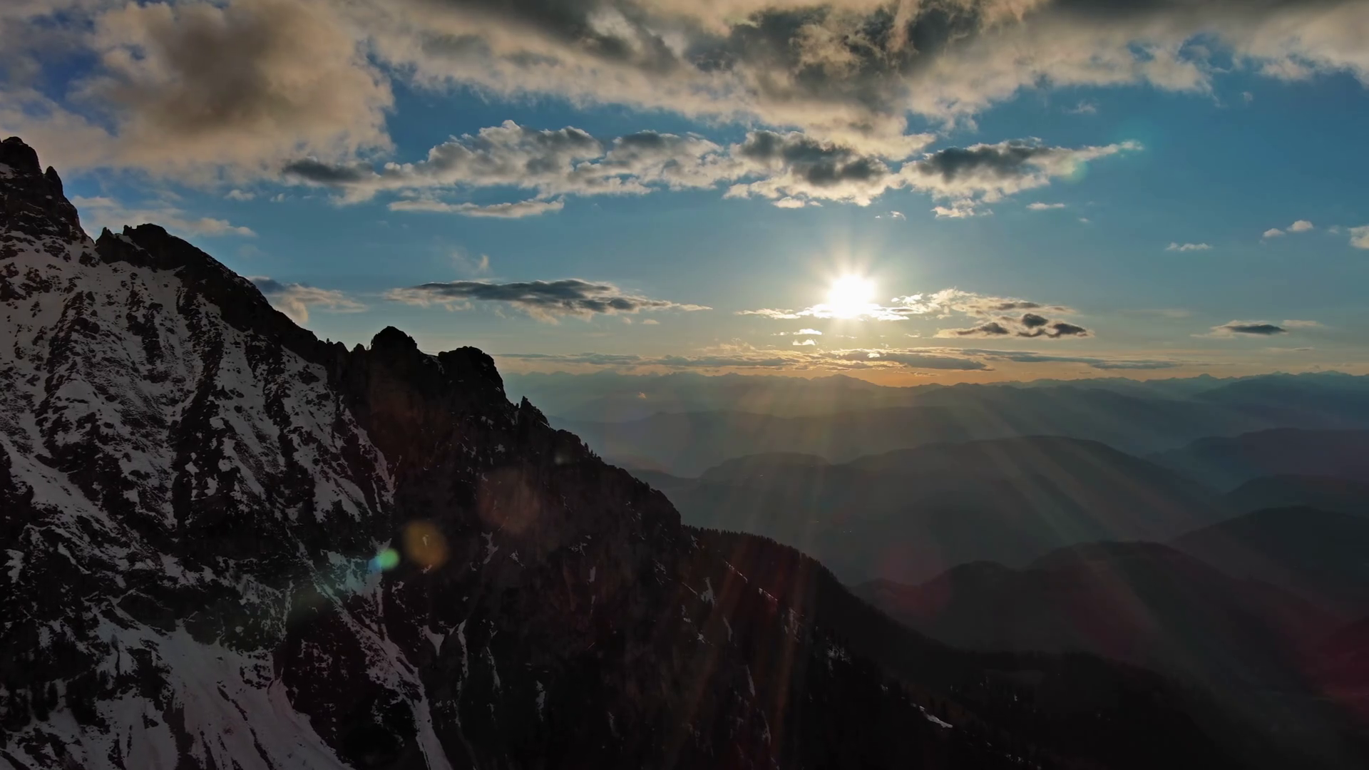 Aerial View Of Amazing Rocky Mountains In Stock Footage SBV-347656610 ...