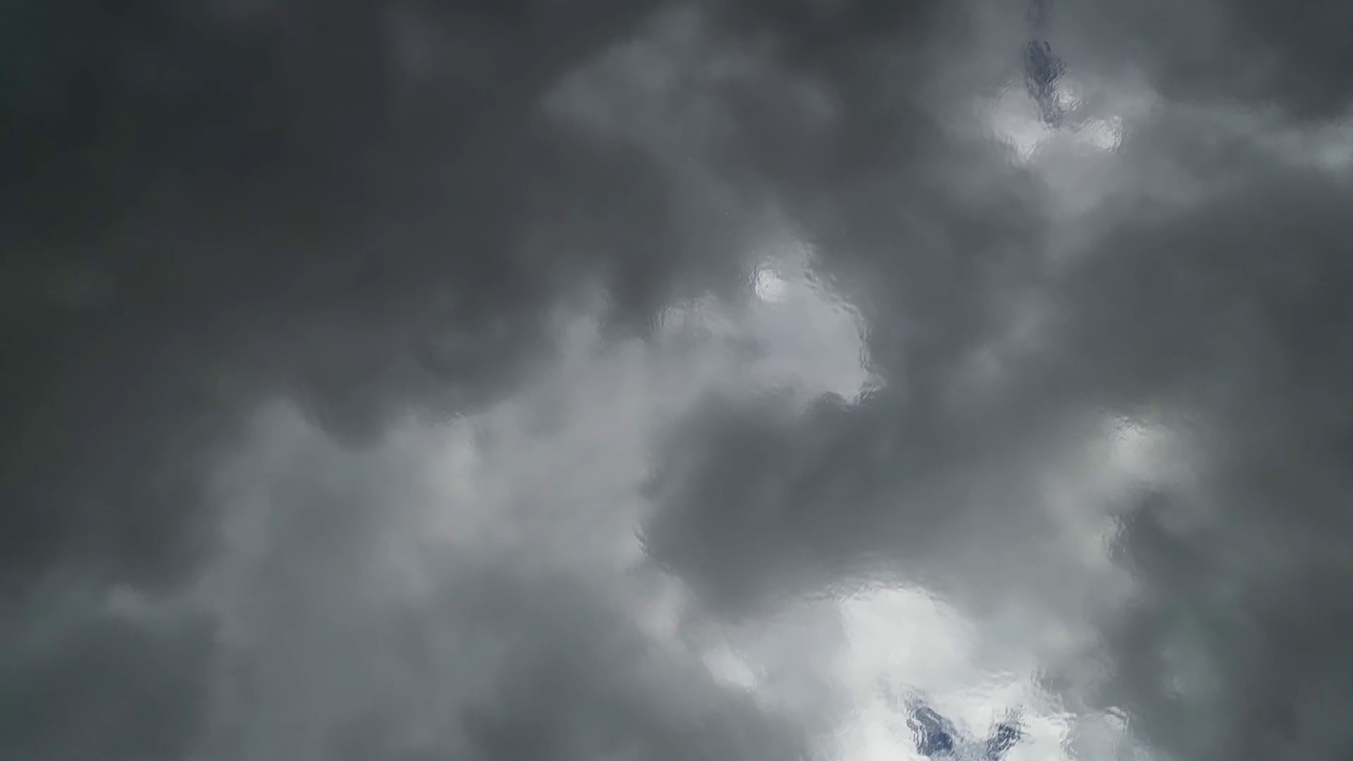 Aerial Top View Of Gray Moody Sky With Stock Footage SBV-347740601 ...