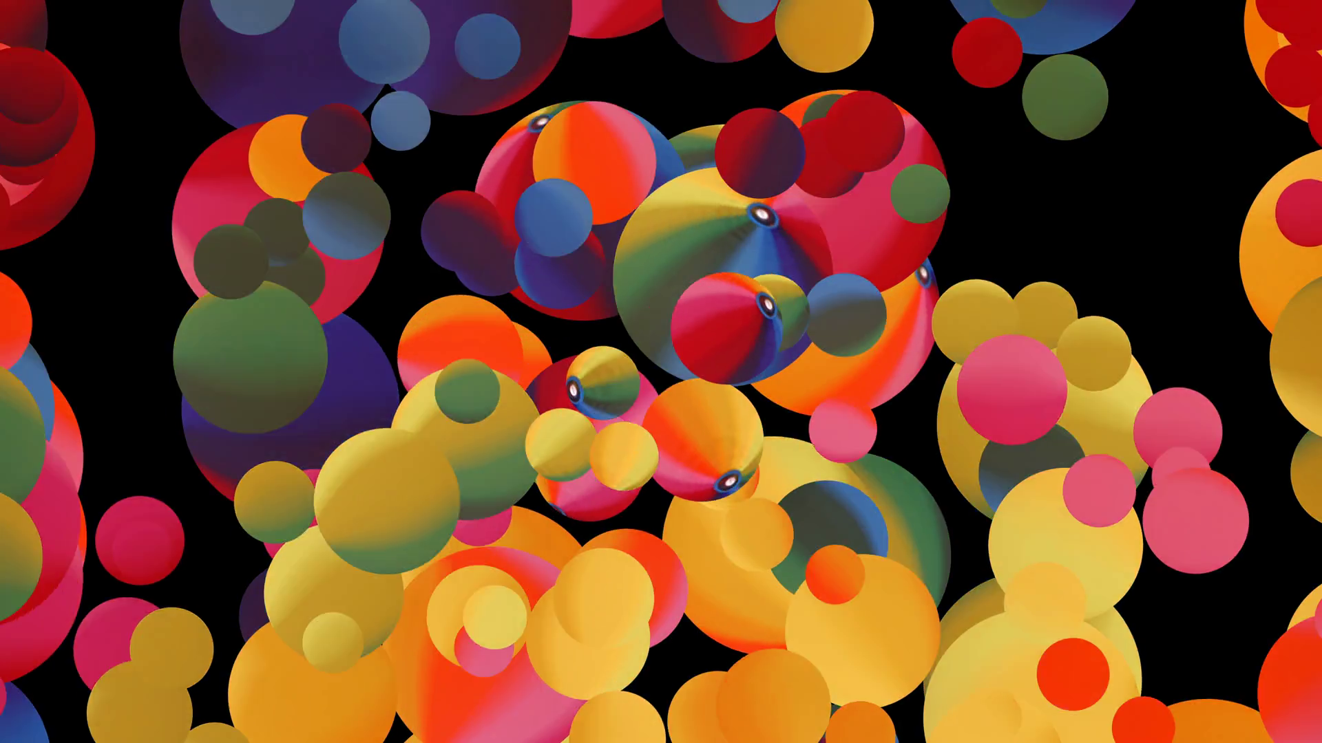 Abstract Moving Colorful Flying Spheres On Stock Motion Graphics SBV-348733889 - Storyblocks